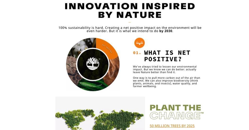 Timberland announces ambitious sustainability goals | Article | Shoe ...